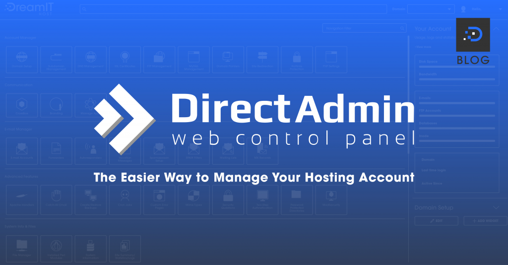 DirectAdmin: Easy Hosting Management | DreamIT Host